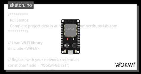 Arduinoesp Wokwi Esp32 Stm32 Arduino Simulator