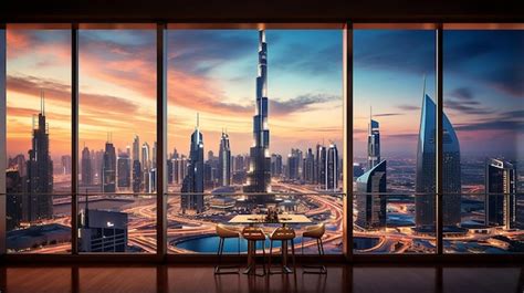 두바이 프레임 부르즈 칼리파 Dubai Frame Burj Khalifa 에서 볼 수 있듯이 Uae 두바이 Dubai Uae 의