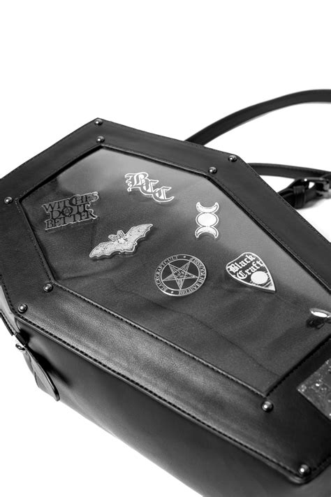 Pin Collector Coffin Backpack