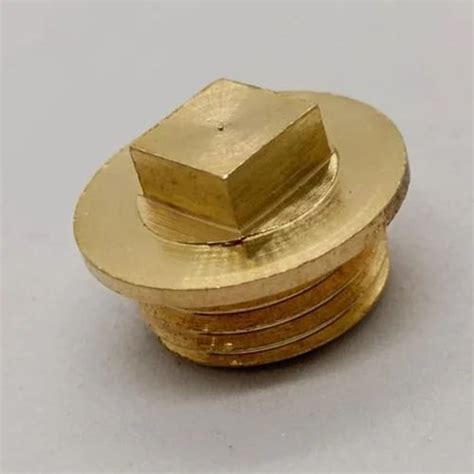 Golden Brass End Cap For Plumbing Pipe Size 1inch L At ₹ 25piece