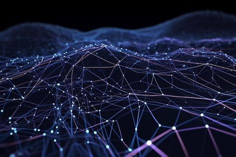 Premium Ai Image Computer Technology Background Digital Data Flow Network Connection Structure