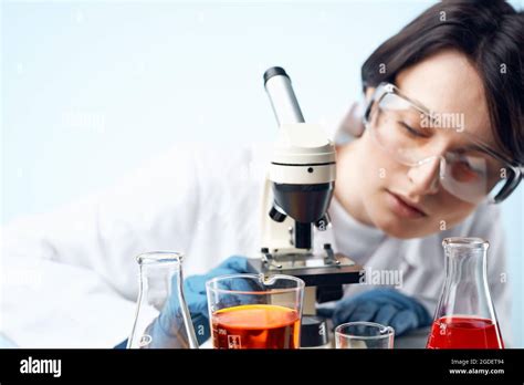 Scientists Microscope Diagnostics Research Technology Professional