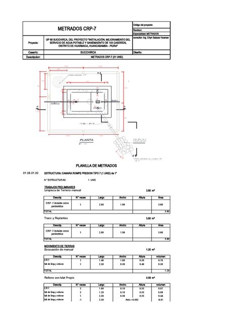 15 Metrado Crp T 7 Ok Pdf Ingeniería Estructural Construyendo