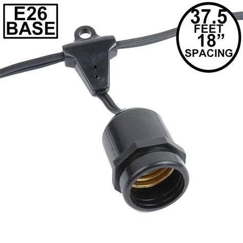 25 Light Suspended Medium Base Outdoor Light String Novelty Lights Inc