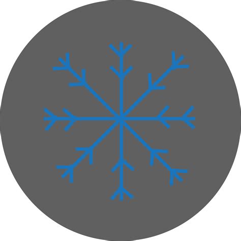 Frozen Snowflake Icon Illustration Vector On White Background 13662111 Vector Art At Vecteezy