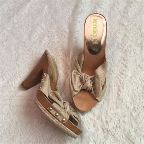 Kensie Girl Shoes Kensie Girl Jett Wooden Bow Heel Poshmark