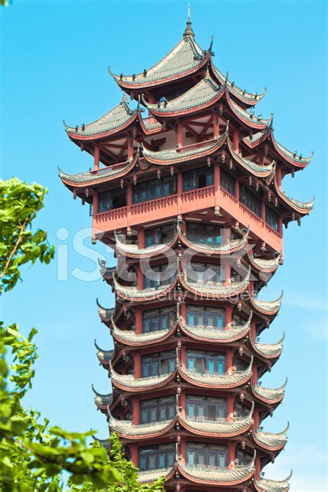 Chinese Pagoda Stock Photo Royalty Free FreeImages