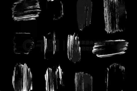 抽象艺术ai数字艺术 Brush Stroke抽象艺术黑白对比纹理背景 Ai平面元素免费下载 Png格式 4032像素 编号71484191 千图网
