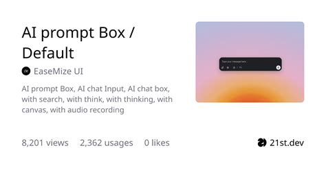 21st Dev The First Vibe Crafting Tool