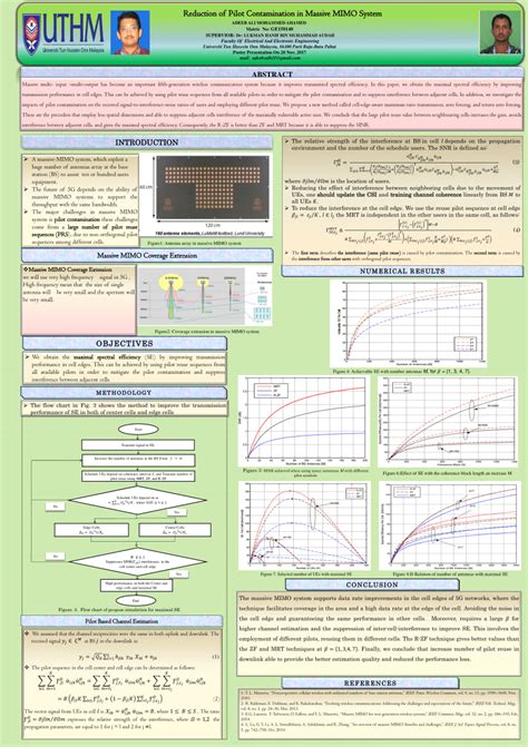 Pdf Reduction Of Pilot Contamination In Massive Mimo Systems Poster