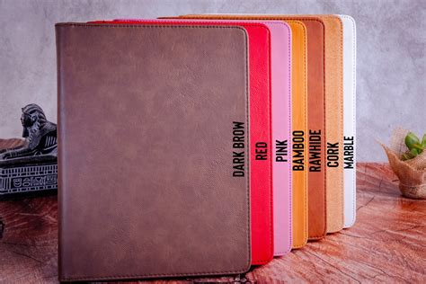 Personalized Zipper Portfolio Refillable Portfolio Custom Portfolio