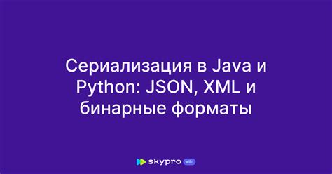 Java Python Json Xml