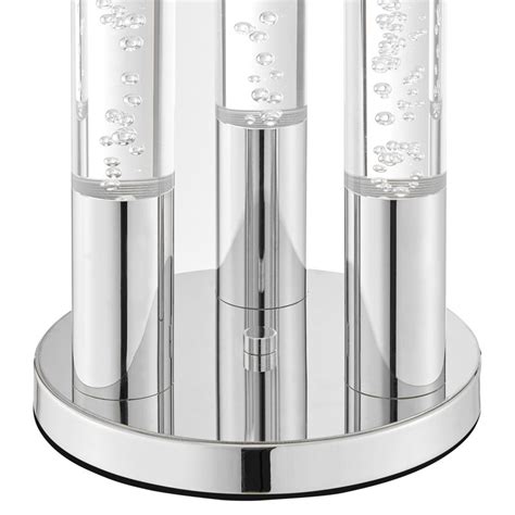 Orren Ellis Acrylic LED Cylinders Table Lamp 3 Light Wayfair