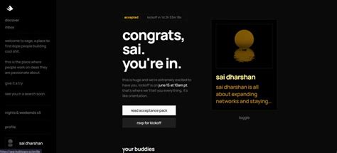 Sai Dharshan Ramkumar On Linkedin Buildspace Nightsandweekends Season5