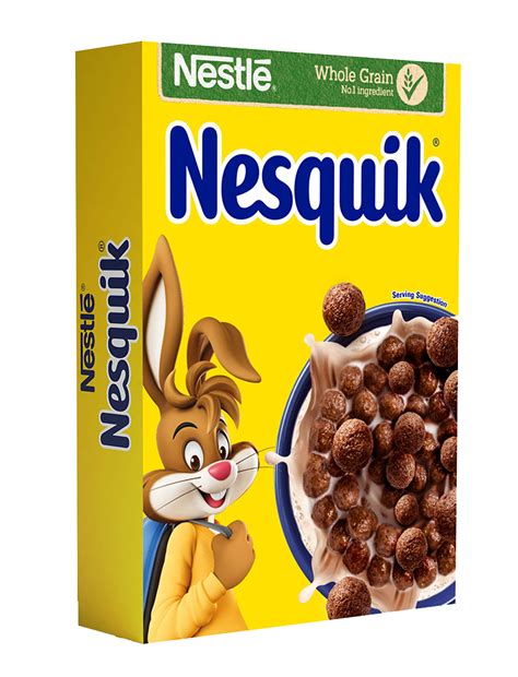 Nesquik Chocolatey Cereal Whole Grain Nestlé Cereals