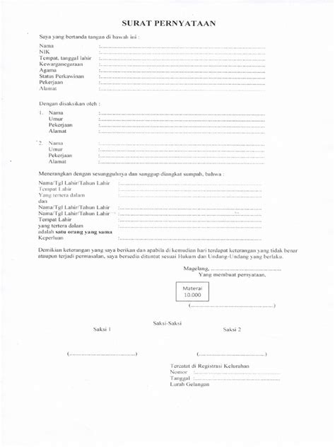 Form Sp Beda Nama Pdf