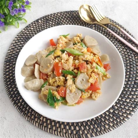 Resep Tumis Telur Bakso Tomat Menutanggaltua Sederhana Rumahan Di