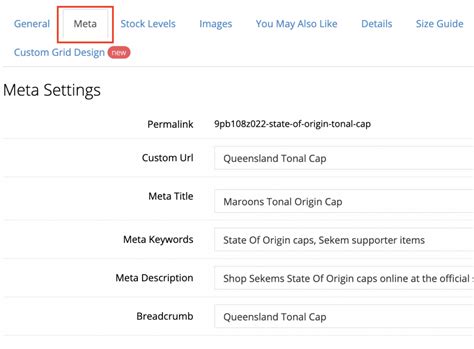 How To Set Up Metadata Information For Product Pages