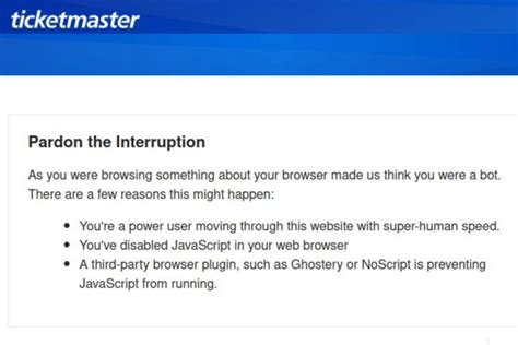 Unable To Sign Into Ticketmaster How To Fix • Macreports