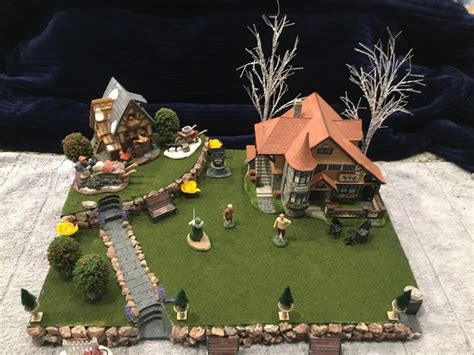 Easter Spring Summer Village Display Platform For Lemax Dept Etsy