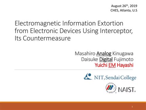 [ppt] From Electronic Devices Using Interceptor Its Countermeasure Powerpoint Presentation