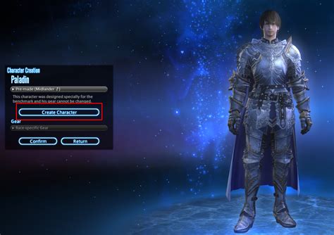 Ffxiv Character Creation Benchmark