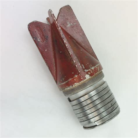 Ww2 Italian Red Devil Mortar Shell Inert Sally Antiques