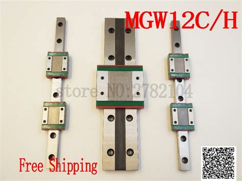 CNC Miniature Linear Rail MGW MGW C MGW H Flan Grandado
