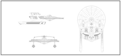 Miranda Class Refit Lineart By Wingzero 01 Custom On Deviantart
