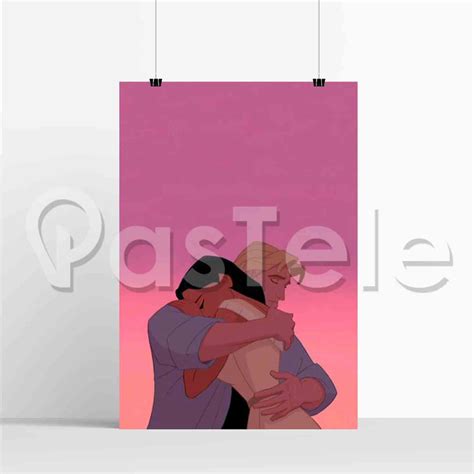 Disney Pocahontas And John Smith Kiss
