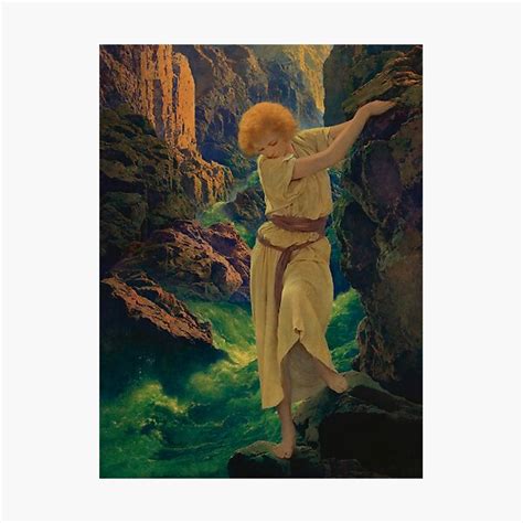 Lámina Fotográfica El Cañón De Maxfield Parrish Hd De Ilialobell