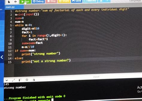 Atluri Thereesha On Linkedin Strong Number Python The