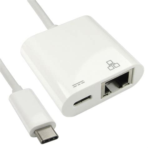 15cm Leaded Usb Type C To Gigabit Ethernet Adapter Networking From Cables Direct Ltd Uk