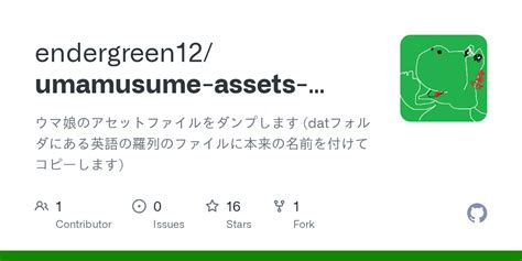 Releases · Endergreen12umamusume Assets Extractor · Github