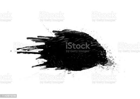 배경에 대 한 블랙 컬러 그래픽 패치 그래픽 브러쉬 스트로크 디자인 효과 요소 0명에 대한 스톡 사진 및 기타 이미지 0명 디자인 말레이시아 Istock