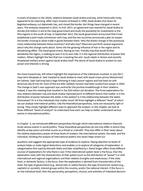 4 Levels Of Analysis In The 2010s Pdf Polarity International