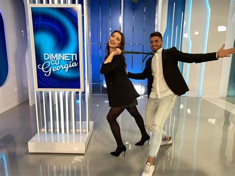 Valentin Gheorghe Este Co Prezentatorul Frumoasei Georgia Dascălu Vedeta „dimineți Cu Georgia