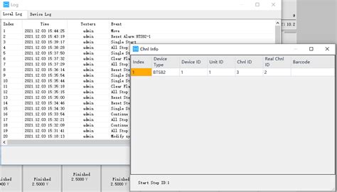 Neware Battery Testing System Software Right Click Channel Setting Neware Battery Cyclers
