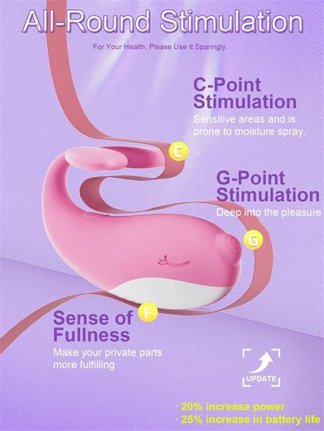 Cute Whale Shaped Vibrator Stimulates Clitoris And G Spot Insertable