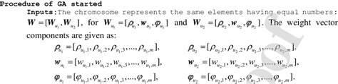 Pseudo Code For Finding Anns Parameters Optimized With Hybrid Ga Sqp