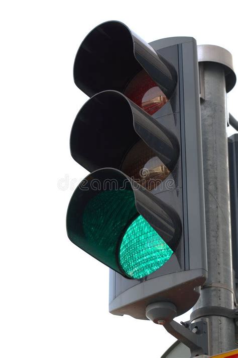 Traffic Light Isolated On White Sponsored Light Traffic White