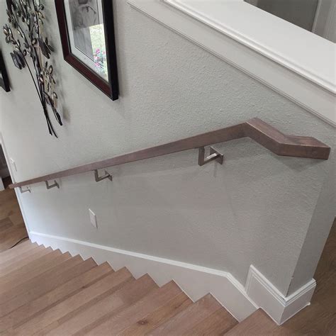 6002 Contemporary Rectangular Wood Handrail Affordable Stair Parts