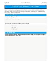 CH4 LecWS1 Copy Pdf CHEM105 Lecture Worksheet FALL 2021 Chapter 4