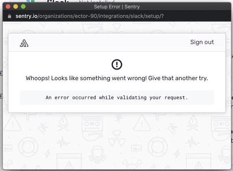 Slack Integration Problem · Issue 31218 · Getsentrysentry · Github