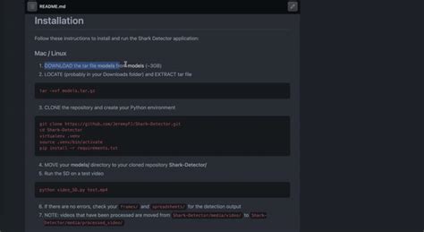 GitHub JeremyFJ Shark Detector Shark Classification Model