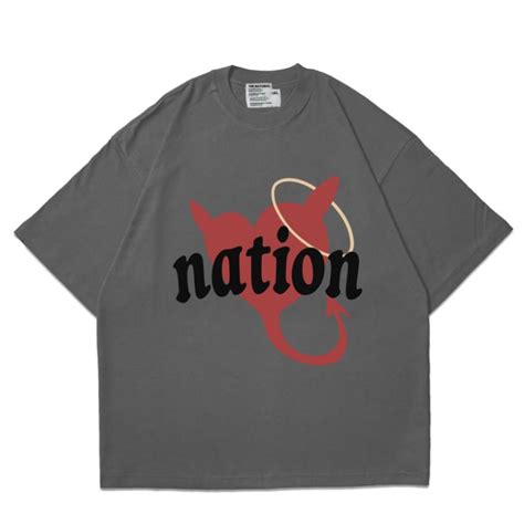 Jual Thenational Oversize T Shirt Dark Side Grey Shopee Indonesia
