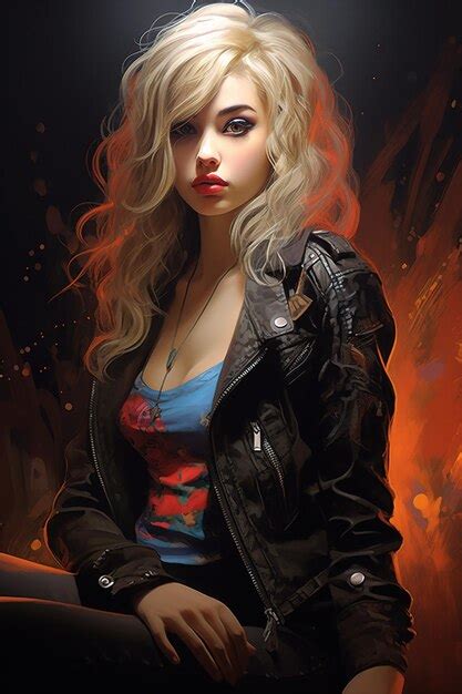 Premium Photo The Girl Has A Beautiful Face But Her Face Is Quite