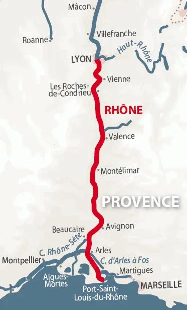 River Rhone Detailed Navigation Guide And Maps French Waterways