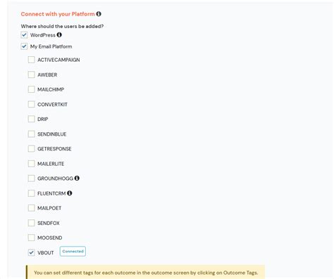 Smart Quiz Builder Integration Vbout Help Center