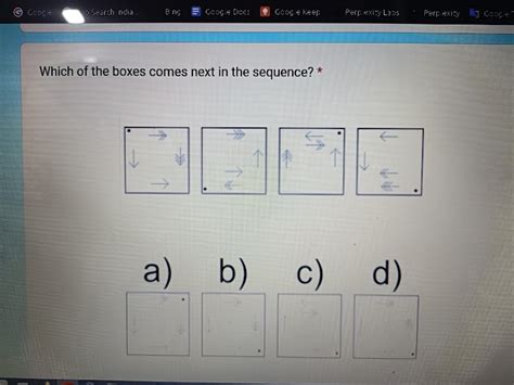 Which Of The Boxes Comes Next In The Sequence StudyX